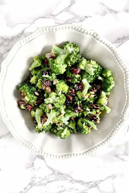 Broccoli Cranberry Salad | The Taste of Kosher
